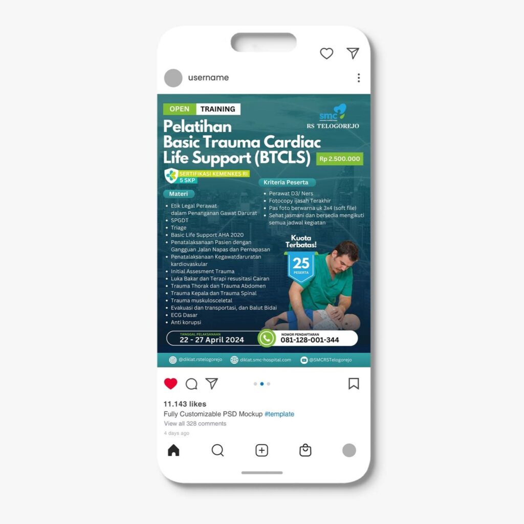 Template Canva Poster Pelatihan - BTCLS