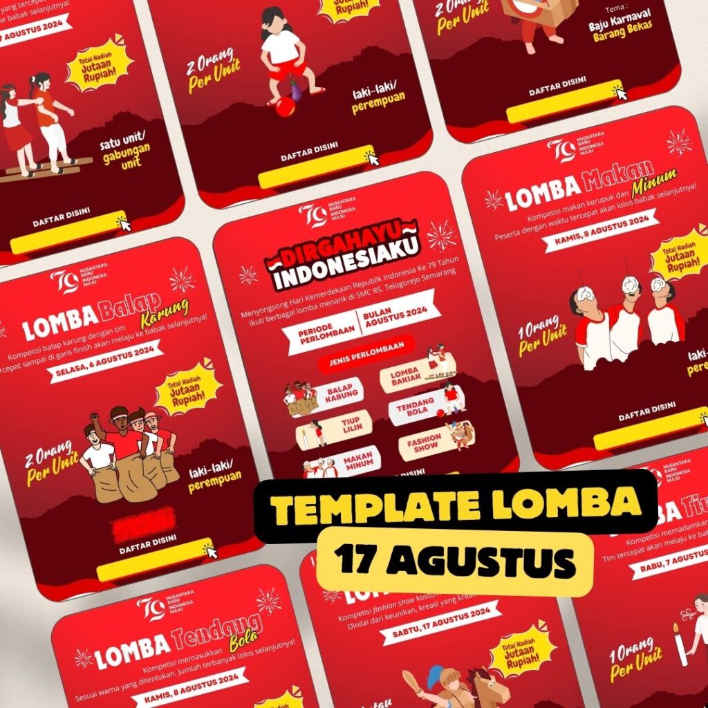 Template Lomba 17 Agustus - Download Disini!